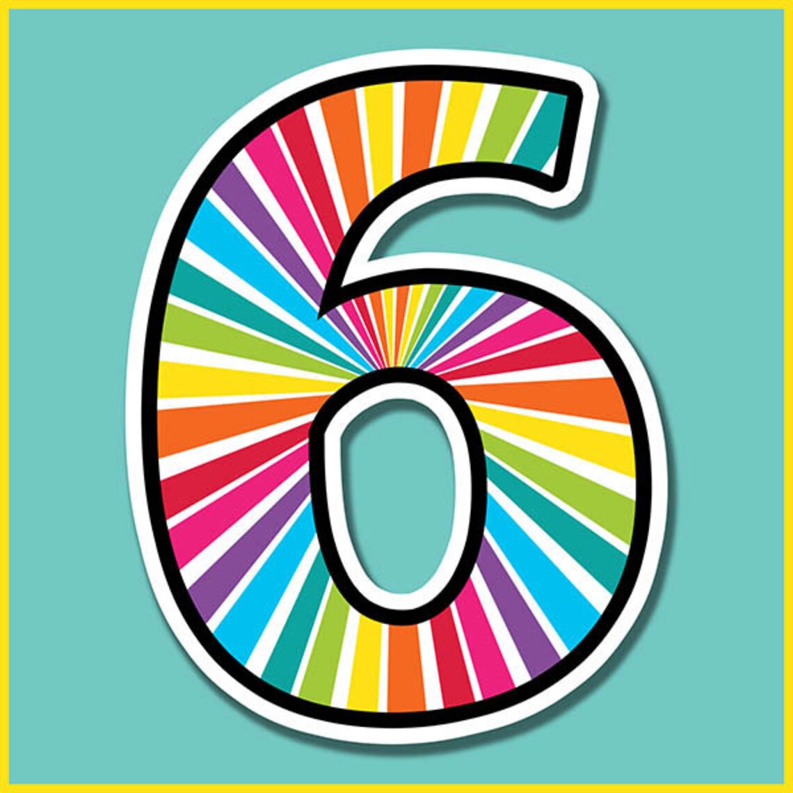 Starburst Alphabet and Numbers Clip Art Bulletin Board - Etsy