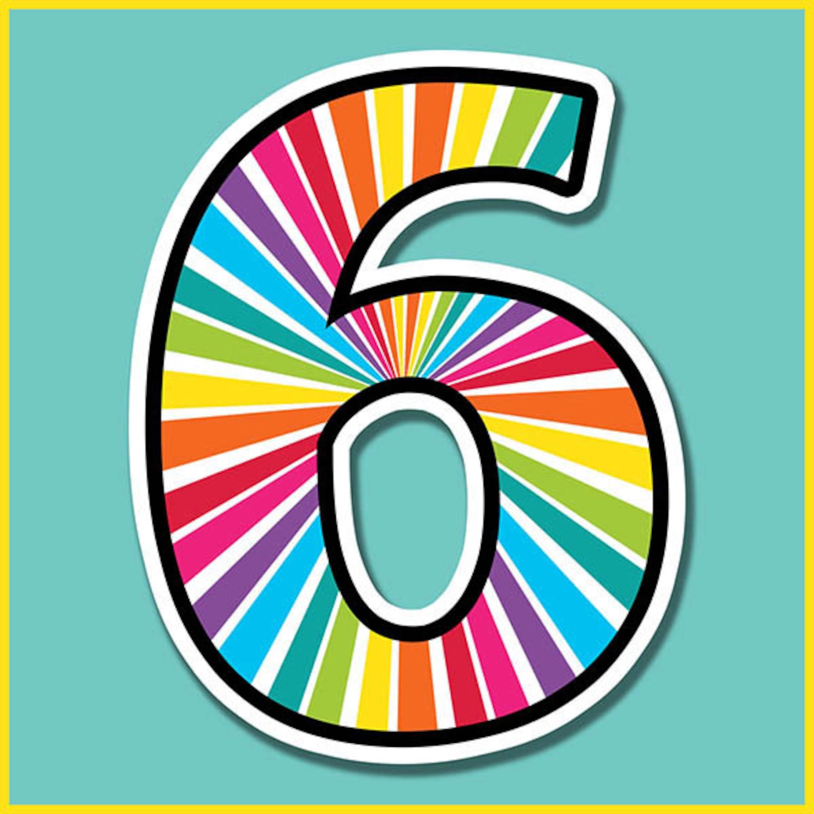 Starburst Alphabet and Numbers Clip Art, Bulletin Board Alphabet Clip ...