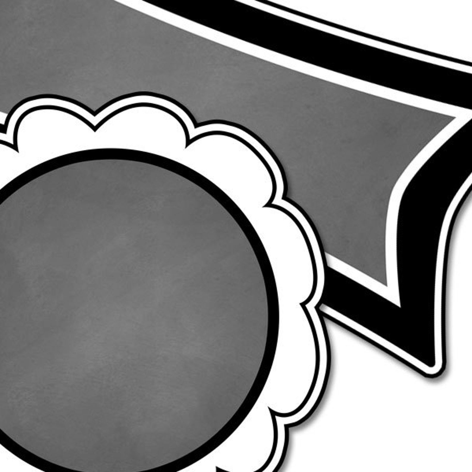 Chalkboard Text Box Frames Clip Art, Text Box Frames Clip Art, Border ...