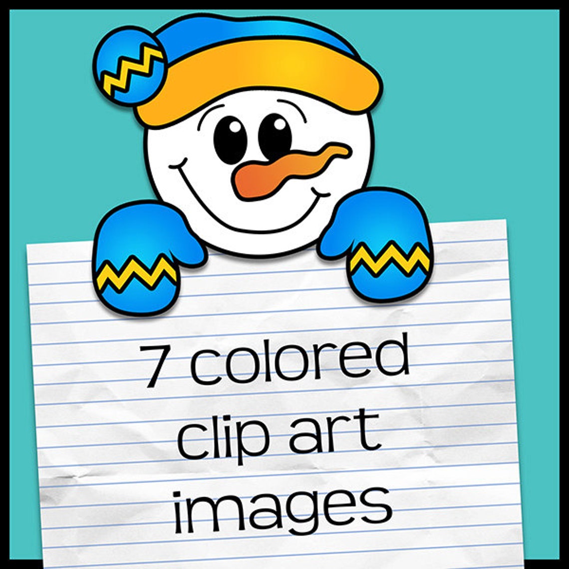 Winter Page Toppers Clip Art Winter Clip Art Page Toppers - Etsy