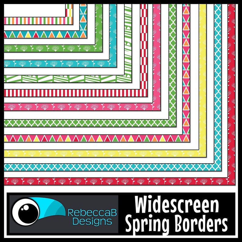 Widescreen 16:9 Season Borders Bundle Google Slides™ and Powerpoint ...