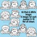 Kids Finger Counting 0-10 Hands Clip Art, Kids Faces Clip Art, Finger ...