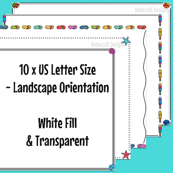 Summer School Border Clipart
