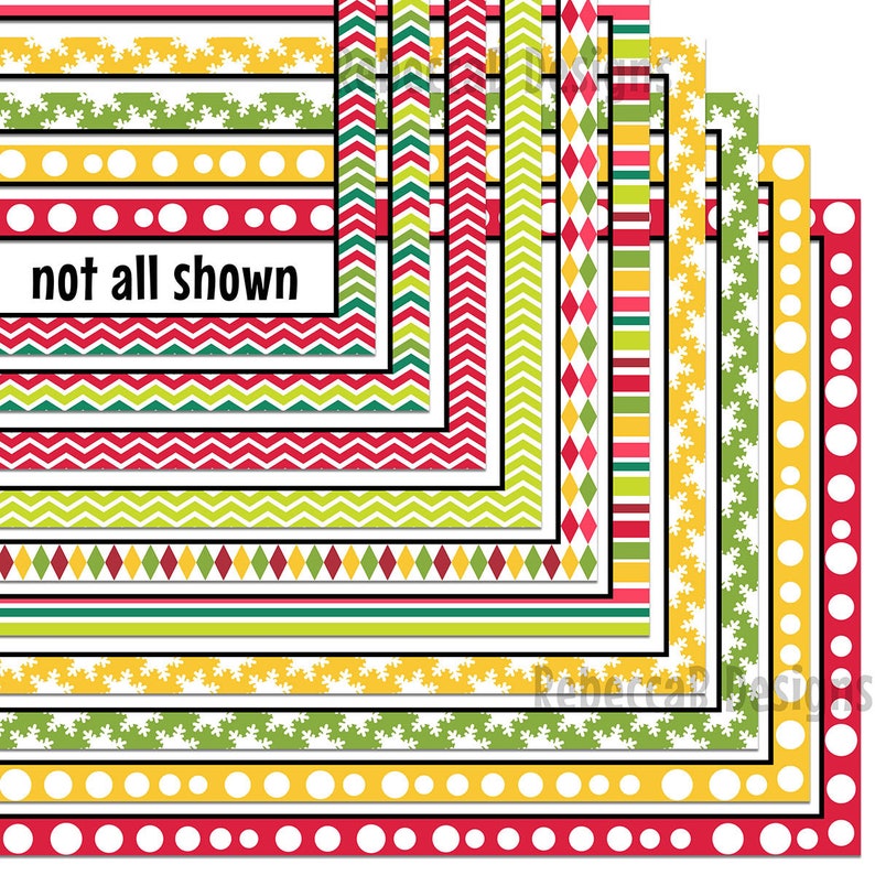 Widescreen 16:9 Christmas Borders - Google Slides™ and Powerpoint ...