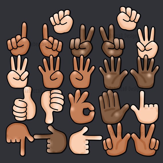 Counting Finger Clipart