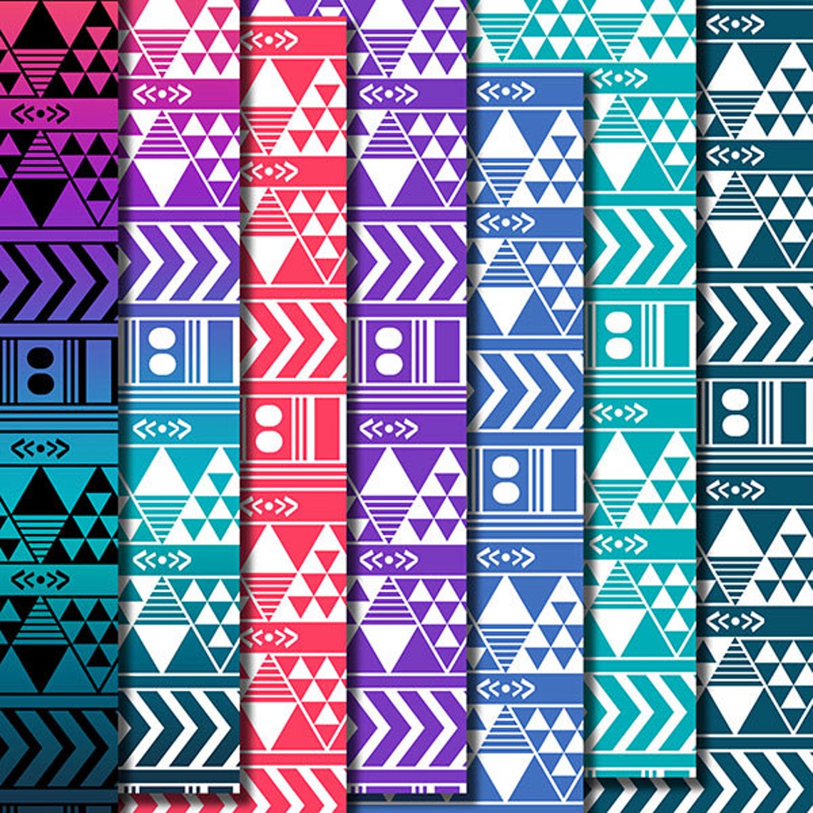 Maori Backgrounds Clip Art Set 1 Digital Paper Maori - Etsy Canada