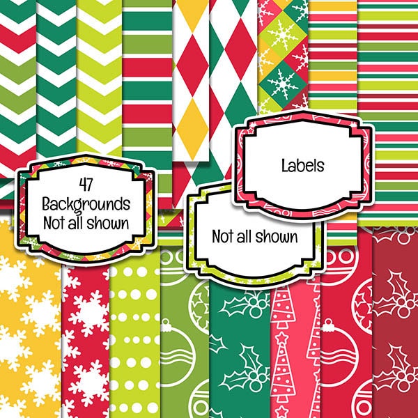 Christmas Clip Art Seller's Kit, Christmas Clip Art, Christmas ...