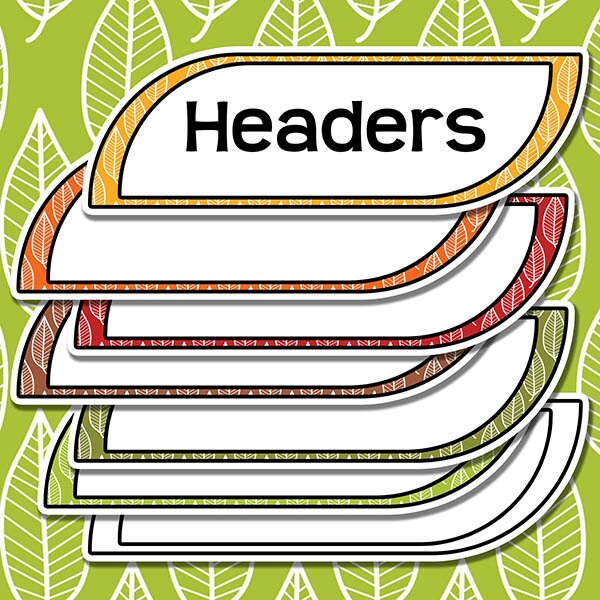 Autumn Fall Season Clip Art Seller's Kit, Autumn Fall Digital Kit, Fall ...