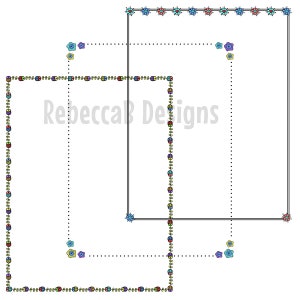 Spring Season Colored Doodle Borders Clip Art, Spring Border Frames ...