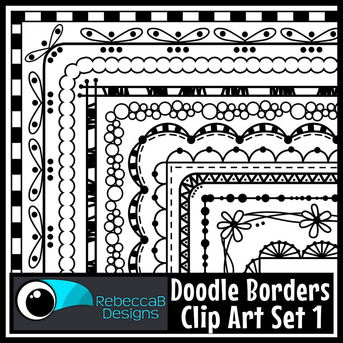 Doodle Border Clipart