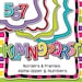 Stripes Clip Art Kit: Digital Borders, Frames, and Alphabet (PNG, JPEG ...