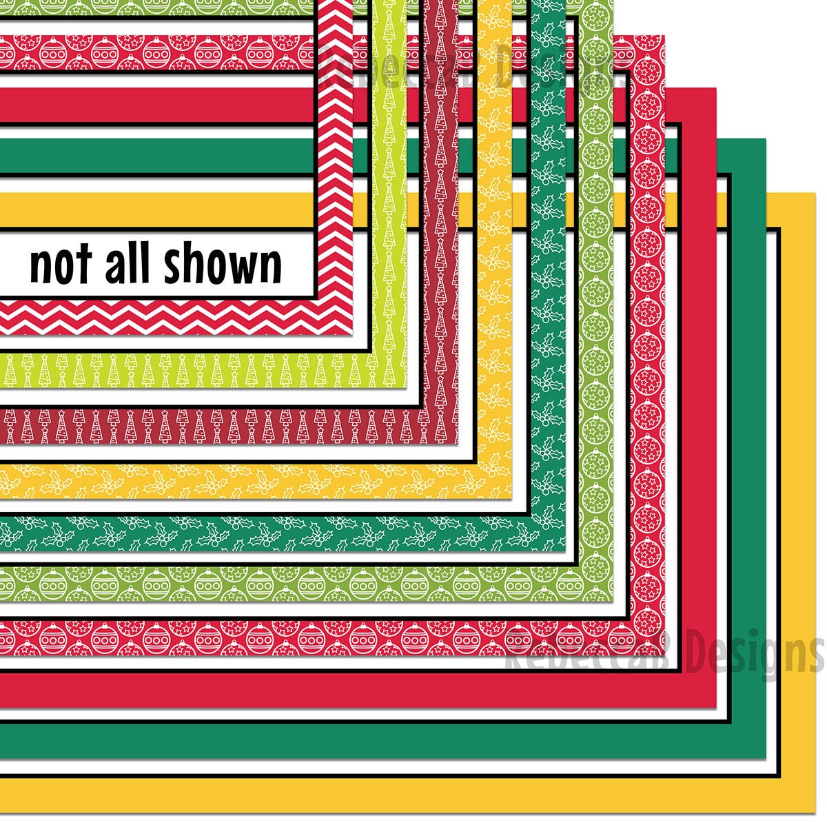 Widescreen 16:9 Christmas Borders - Google Slides™ and Powerpoint ...