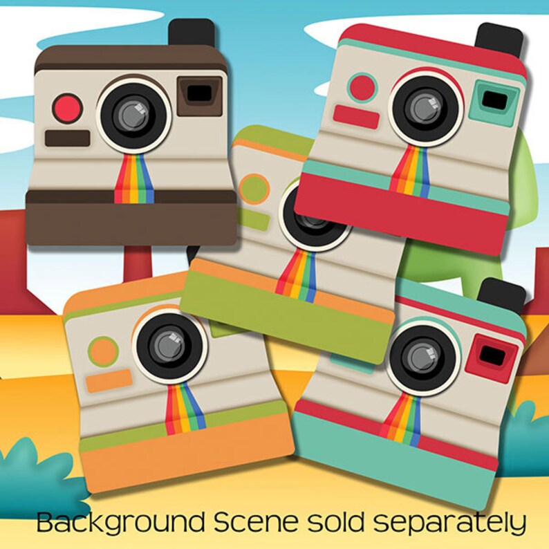 Camera Clipart, Insta Camera Clip Art, Retro Camera Clip Art, Vintage ...