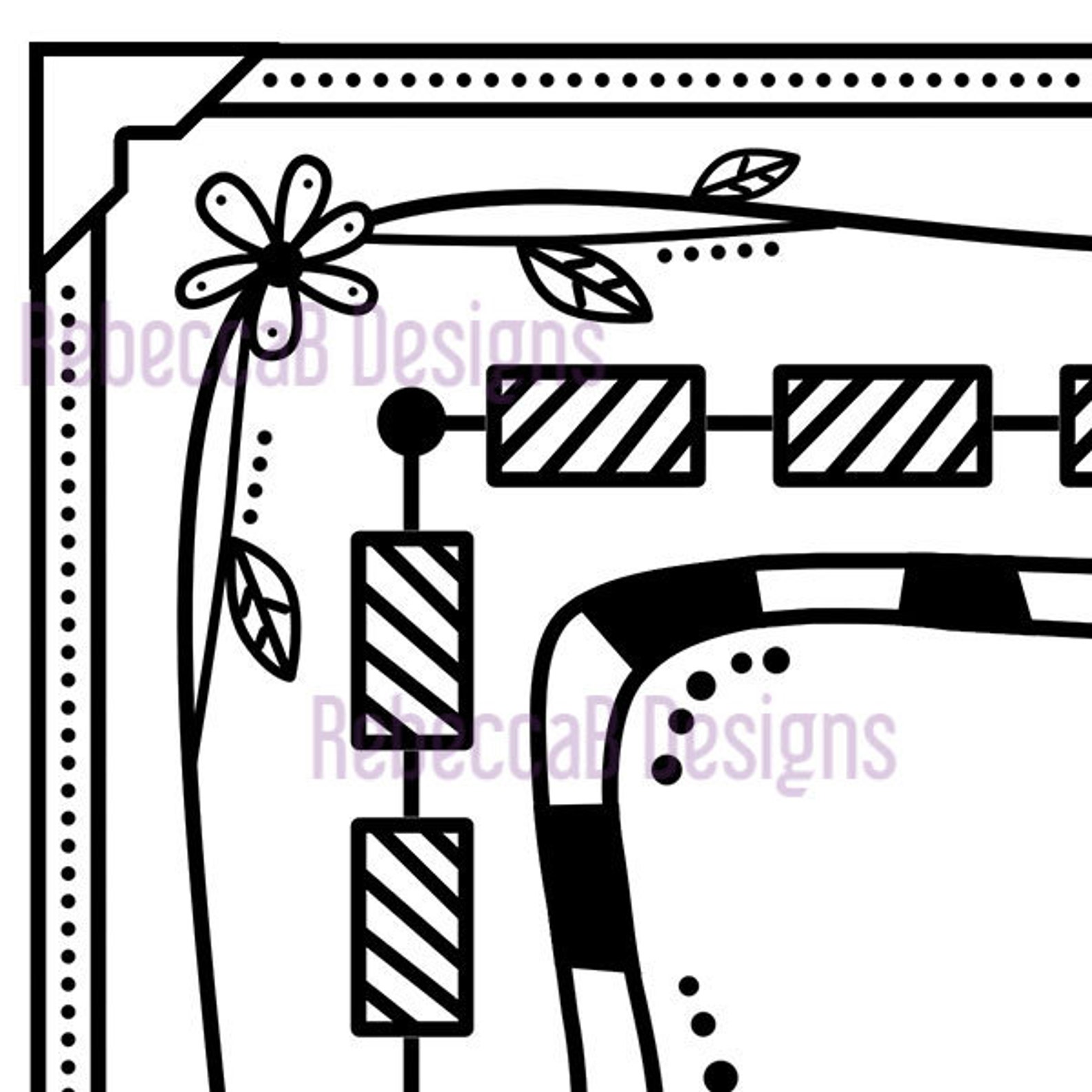 Doodle Borders Clip Art Set 1 Clipart Doodle Borders Border - Etsy ...