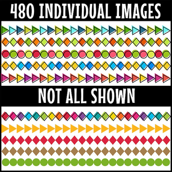 Colorful Page Divider Clip Art