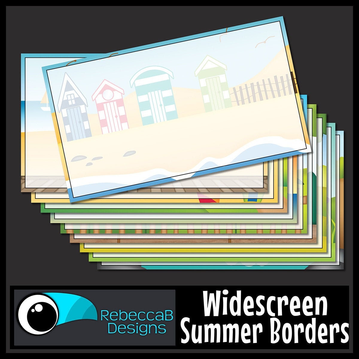 Summer Borders And Frames