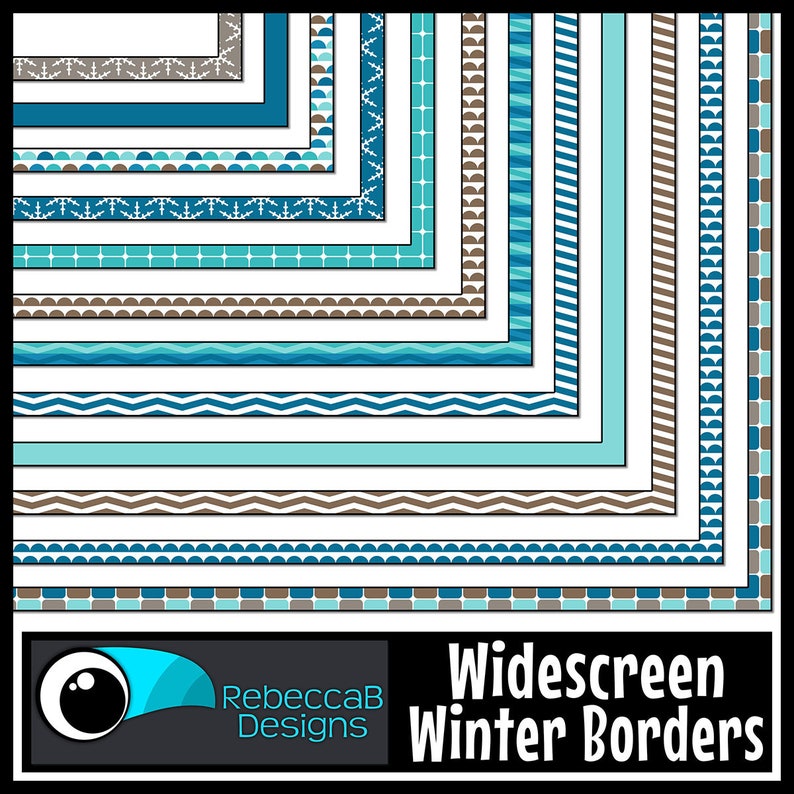 Widescreen 16:9 Season Borders Bundle Google Slides™ and Powerpoint ...