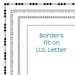 Skinny Edge Borders Clip Art Set 1, Skinny Borders, Black Line Borders ...