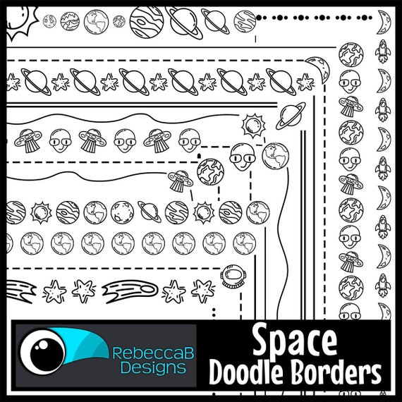 Outer Space Page Border