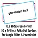 Widescreen 16:9 Polka Dot Borders - Google Slides™ and Powerpoint ...