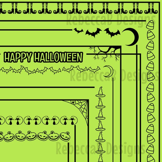 Halloween Borders For Invitations