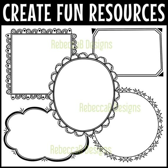 Text Box Border Clip Art