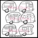 Vintage Camper Clip Art, Camper Clipart, Camper Graphics, Retro Camper ...