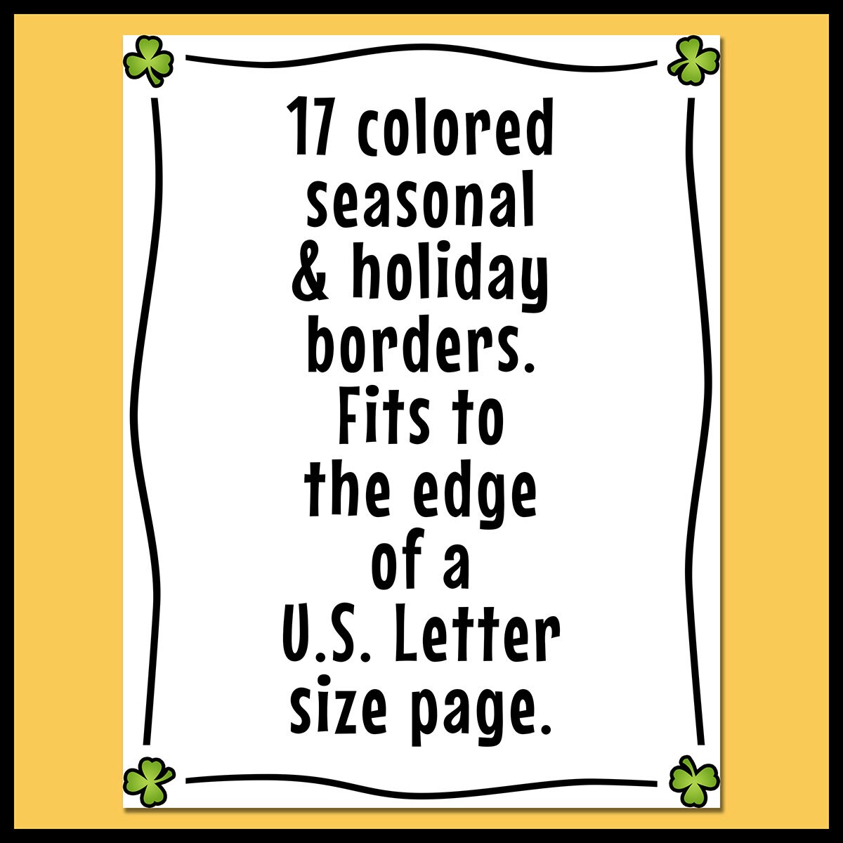 Holiday and Seasons Colored Borders Clip Art, Borders, Holiday Colored ...