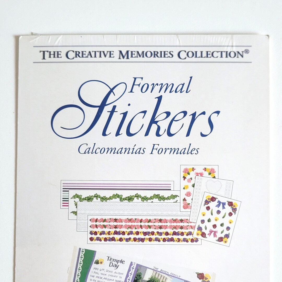 Stickers: Formal Creative Memories Collection retired - Etsy