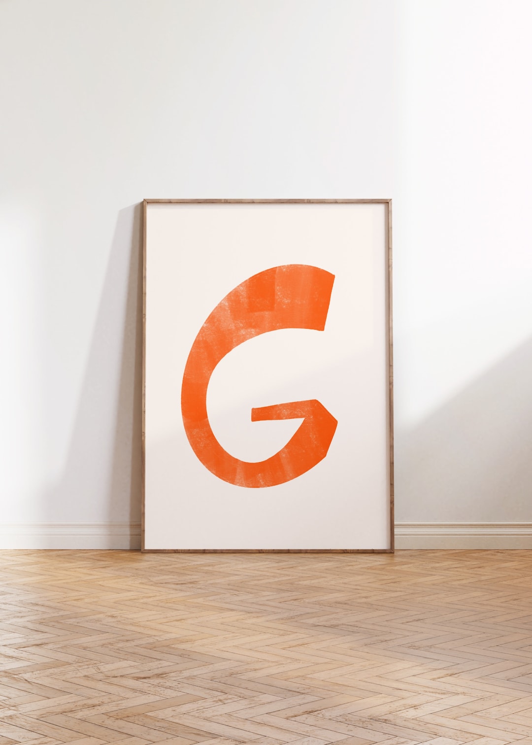 Capital Letter G Print | Kids Letter Wall Print | Monogram Nursery Art ...