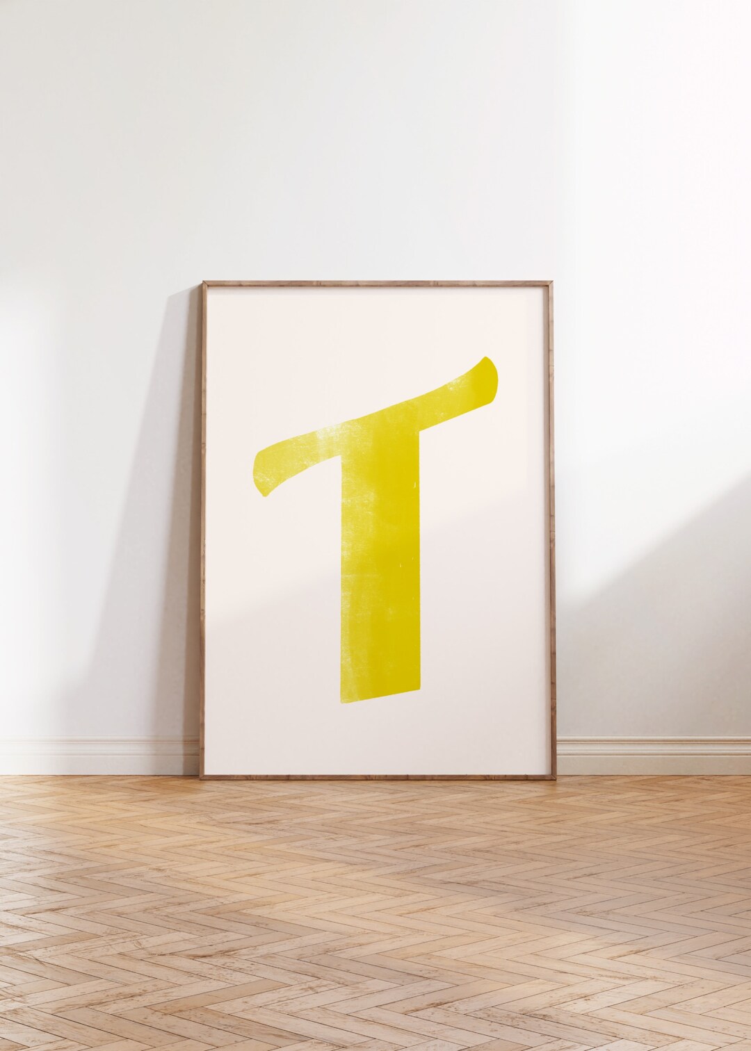 Capital Letter T Print | Kids Letter Wall Print | Monogram Nursery Art ...