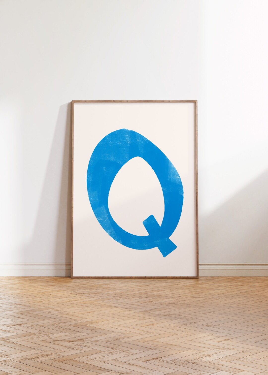 Capital Letter Q Print | Kids Letter Wall Print | Monogram Nursery Art ...