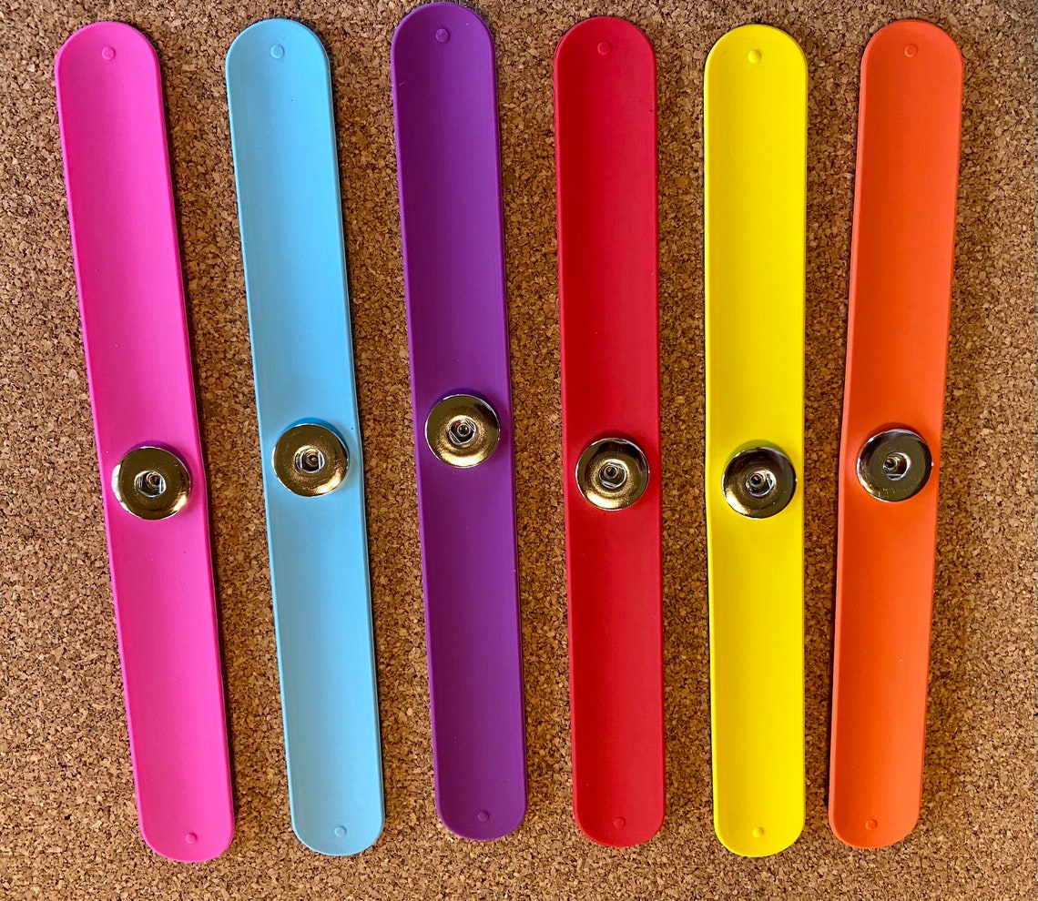 Slap N Snap Bracelets Girls Slap Bracelet Slap Band | Etsy