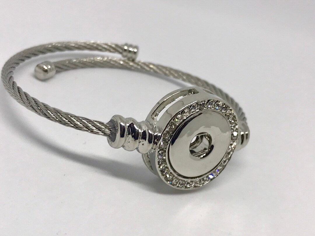 SNAP Jewelry, Charm Bracelet, Ginger Snap Buttons - Etsy