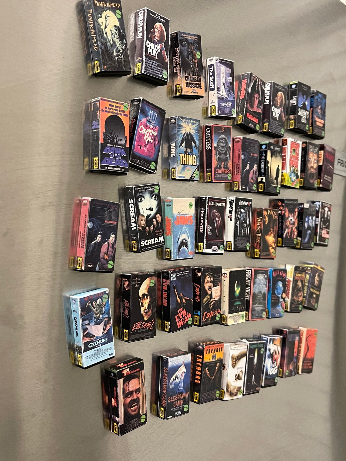 VHS Mini Magnets 1 X 2 Lots of Titles You Choose - Etsy