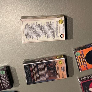 VHS Inspired Mini Magnets 1" X 2" - Etsy