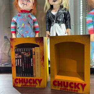 Chucky Inspired Media Storage Diorama for Blu Rays Dvds Unique Piece of ...
