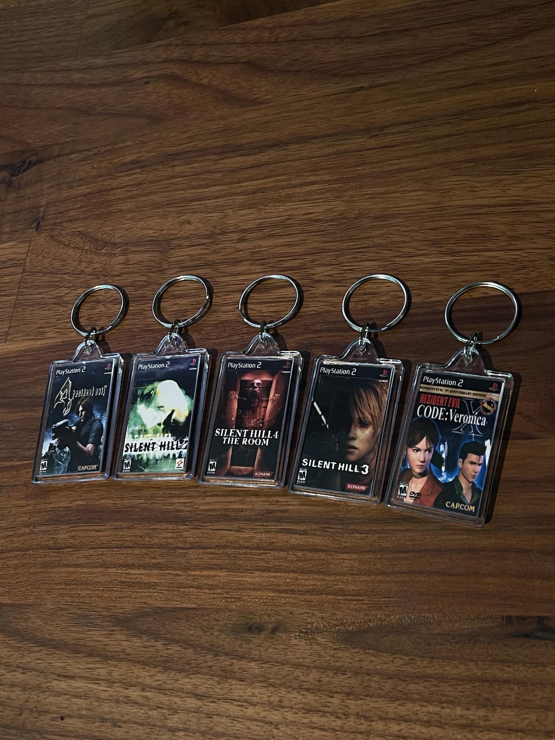 Clear Acrylic Video Game Inspired Keychains Charms Ps2 - Etsy