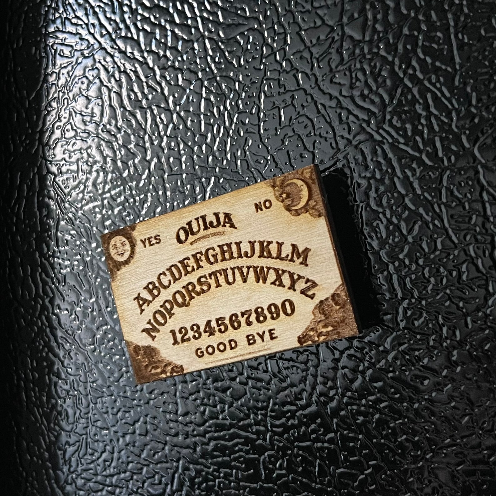 2 OUIJA Board Magnet Cute Witchy Accessory Engraved Real Wood | Etsy