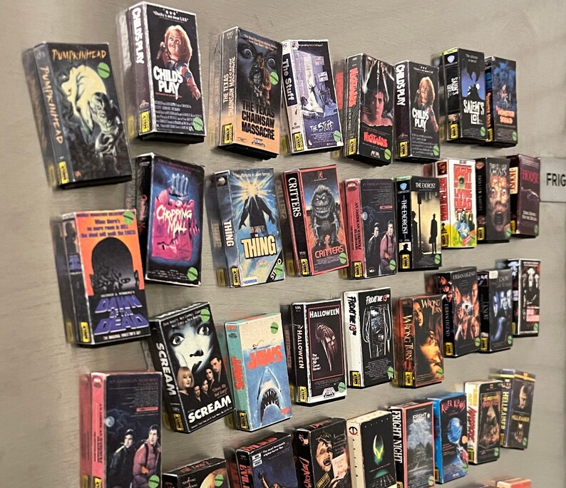 VHS Inspired Mini Magnets 1 X 2 - Etsy