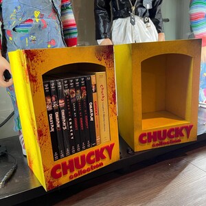 Chucky Inspired Media Storage Diorama for Blu Rays Dvds Unique Piece of ...