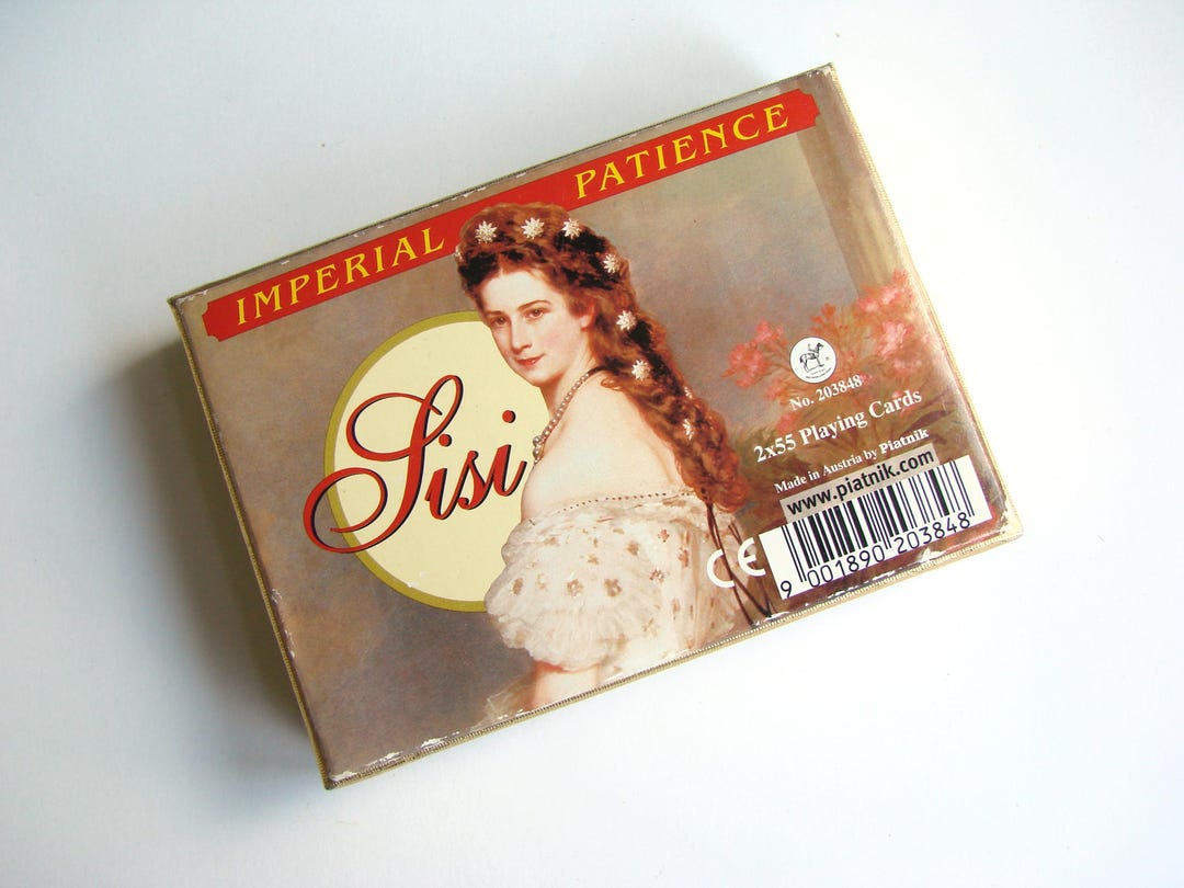 Vintage Patience Playing Cards Sisi by Piatnik, Imperial Patience No ...