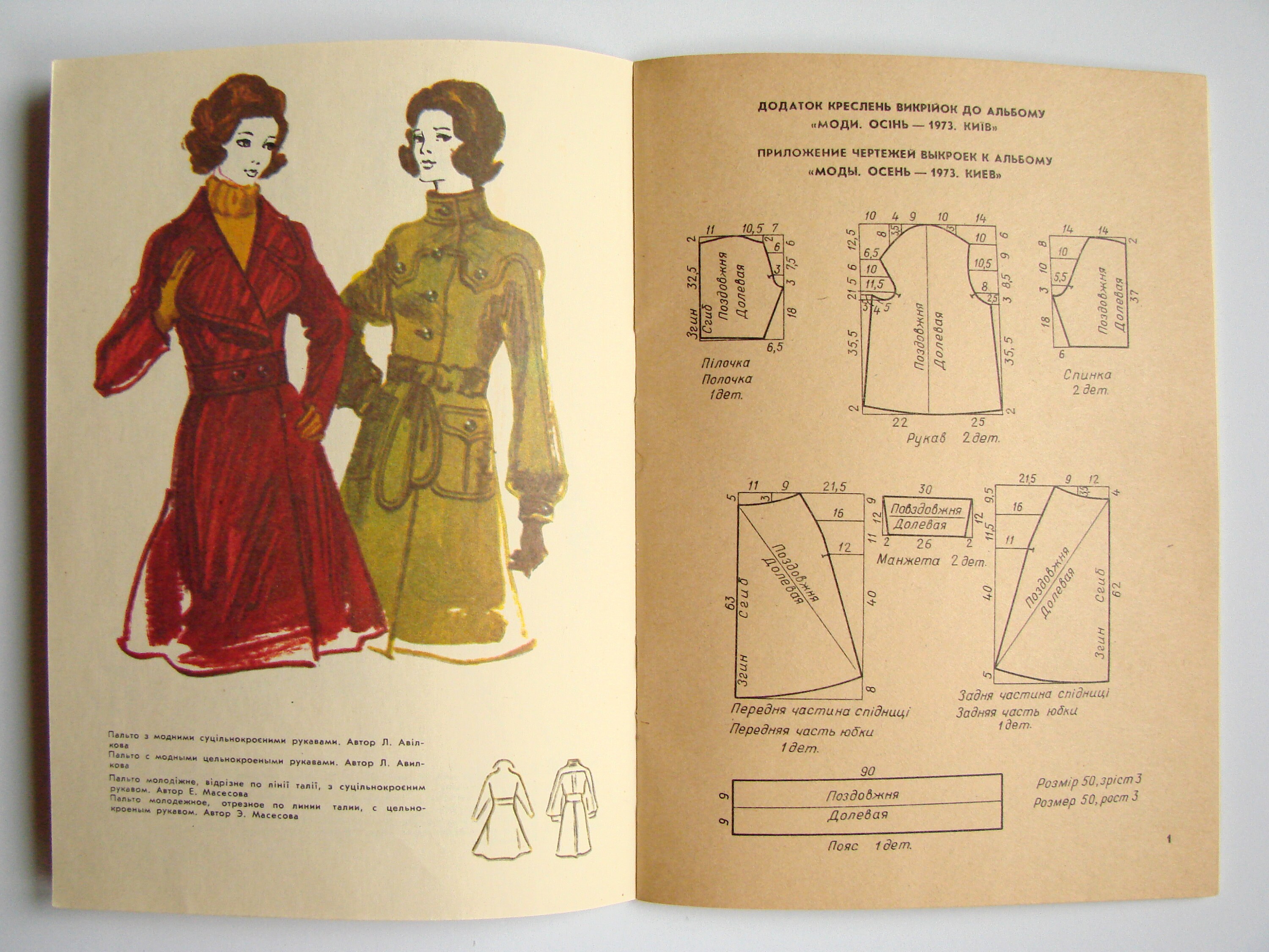 Vintage 70s Soviet Fashion Magazine Retro Sewing Pattern - Etsy