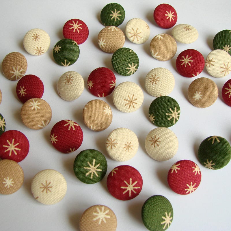 Christmas Buttons - Etsy