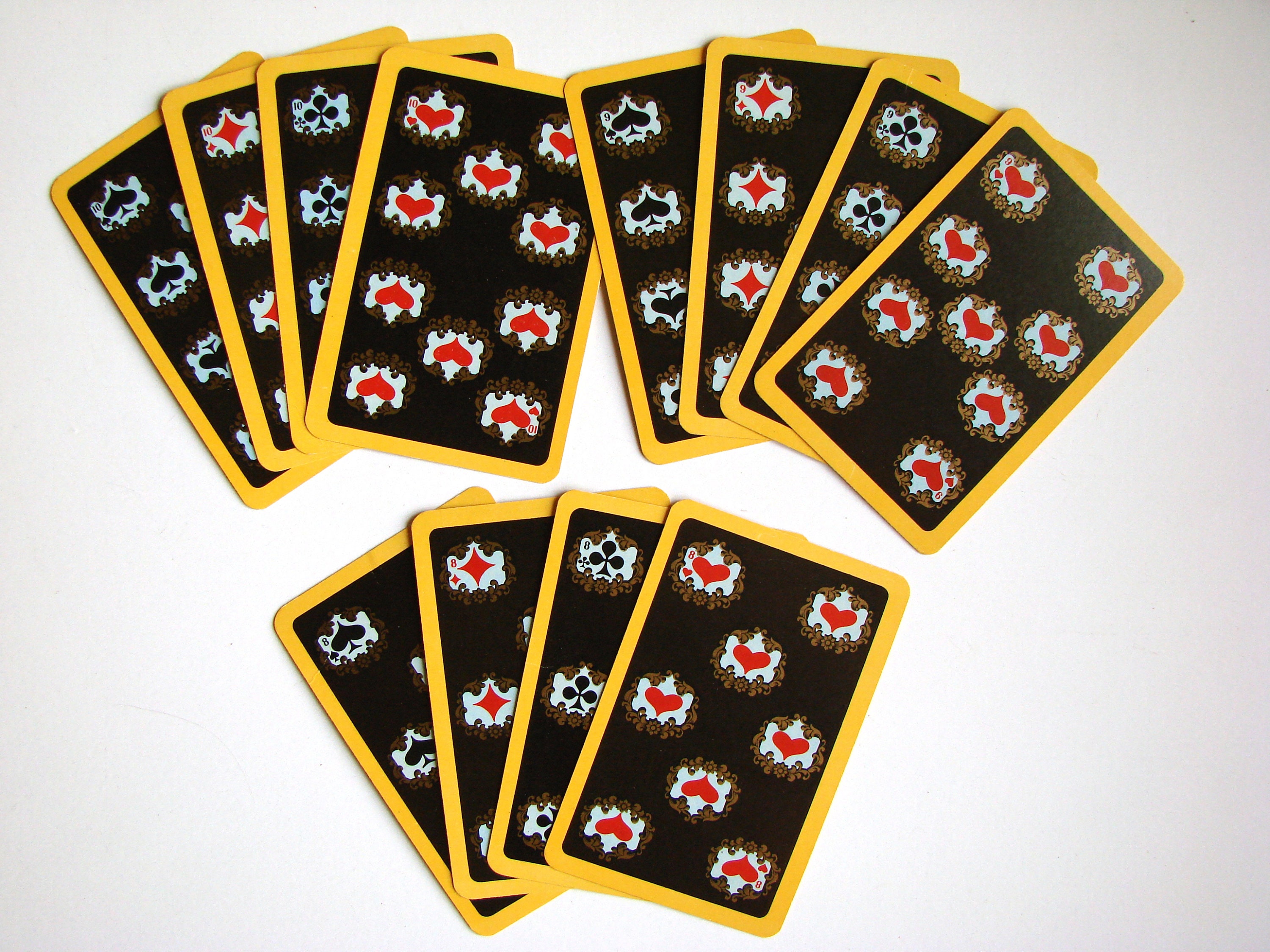 Vintage Playing Cards 90s Palekh Russian Style Soviet Cards | Etsy