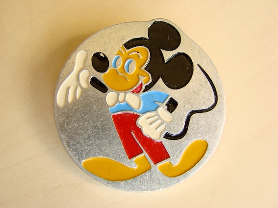 Vintage 80s Soviet Badge Mickey Mouse Cartoon Character | Etsy