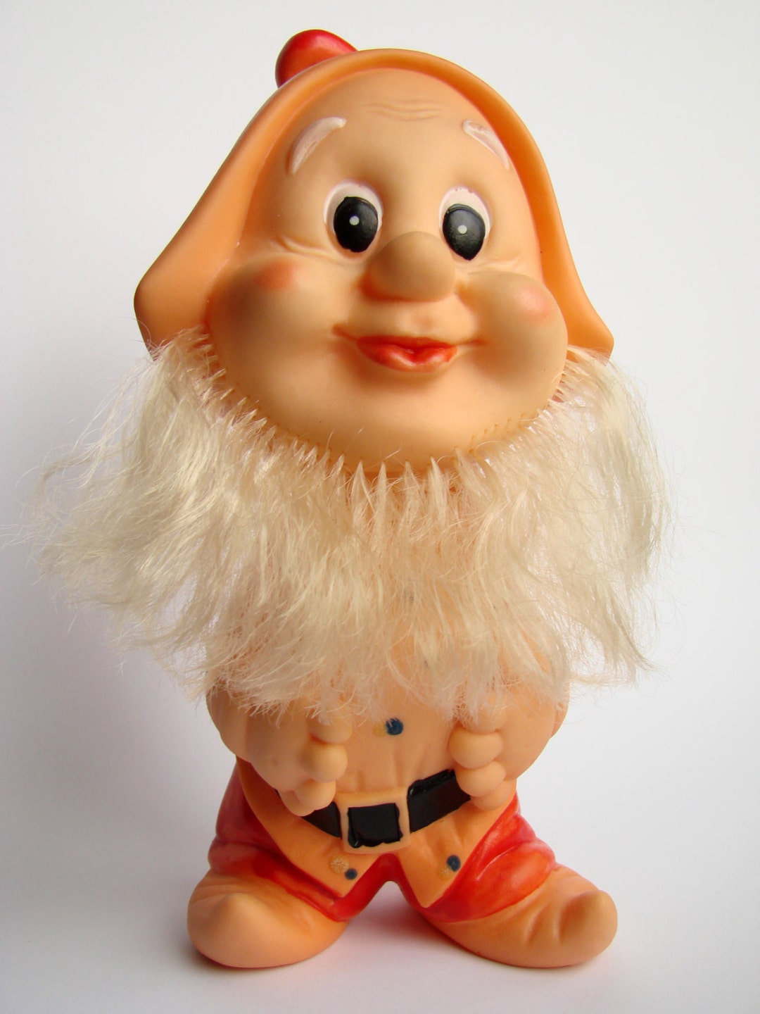 Vintage Rubber Toy, Gnome, Dwarf, Fairy Tale Character, Soviet Children ...