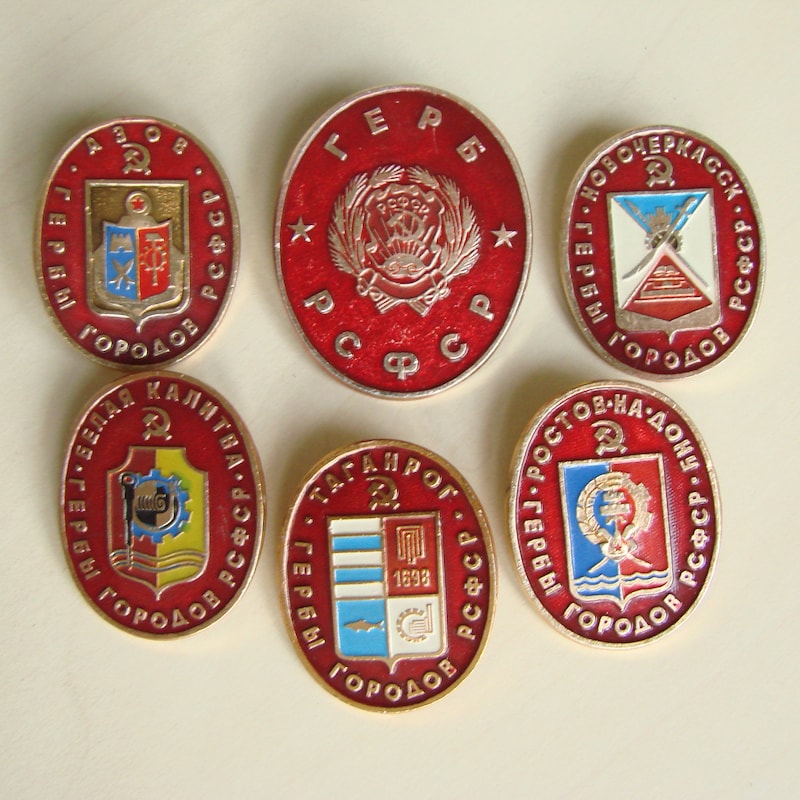 Russian Pin Badge - Etsy