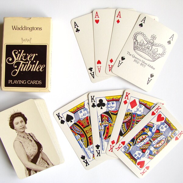 Queen Elizabeth Playing Cards - Etsy