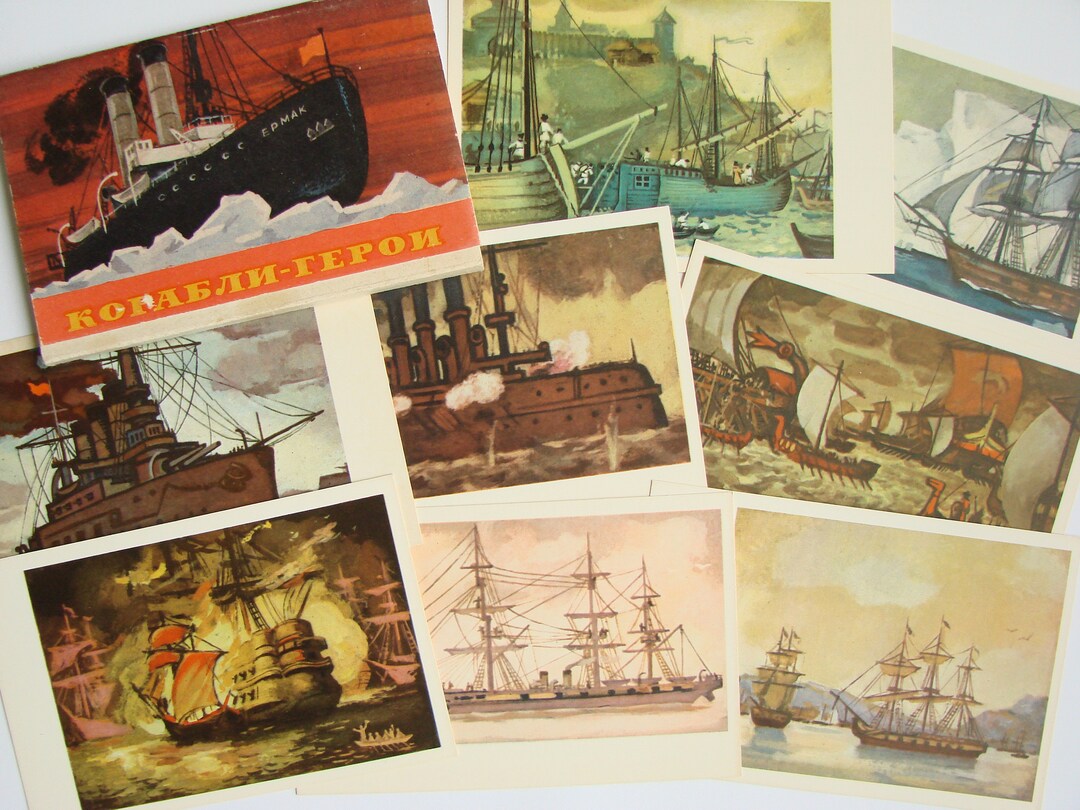 Vintage Soviet Postcards 70s 16 Pcs Collectible Postcard - Etsy